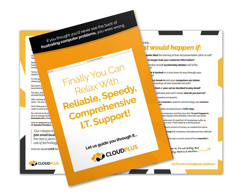 IT Support Offer - Cloud Plus